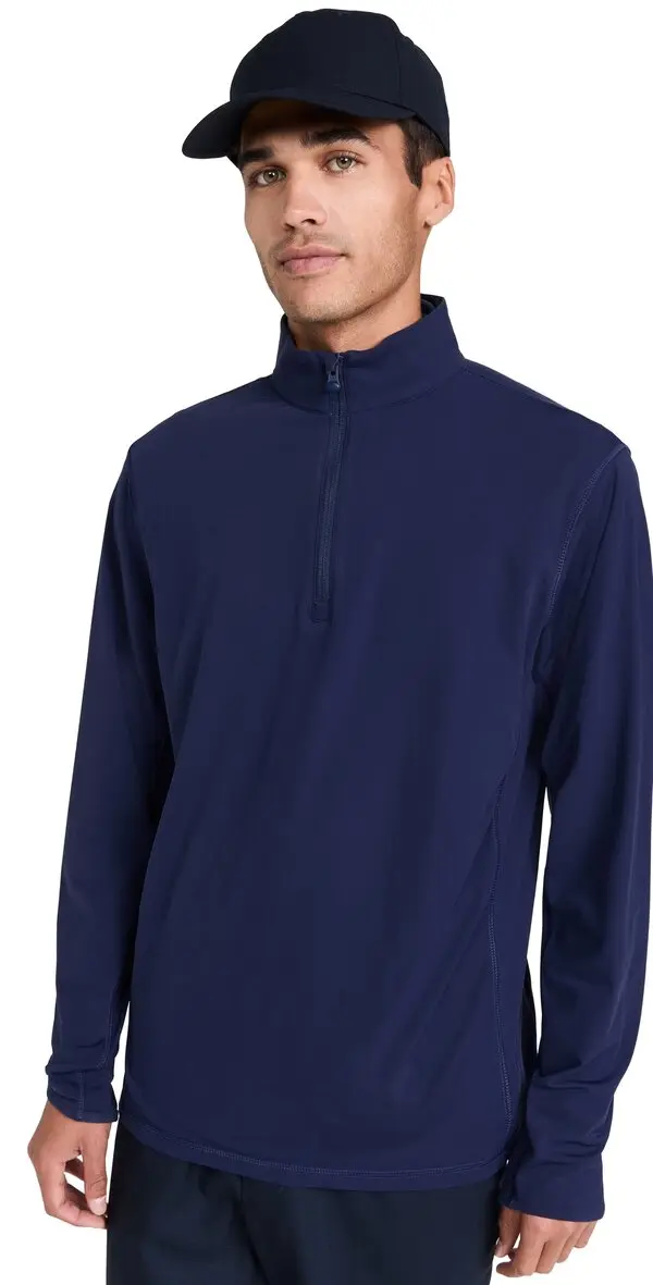 Greyson Tate Performance Quarter Zip - Maltese Blue